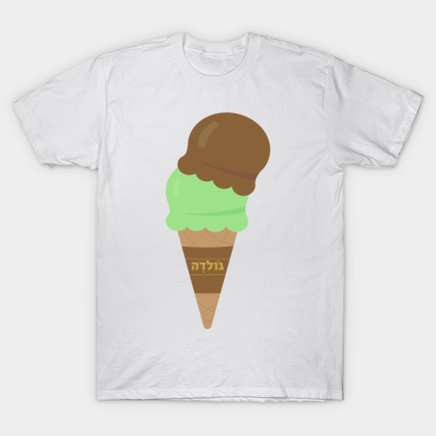 Golda Ice Cream Cone Golda T Shirt Teepublic